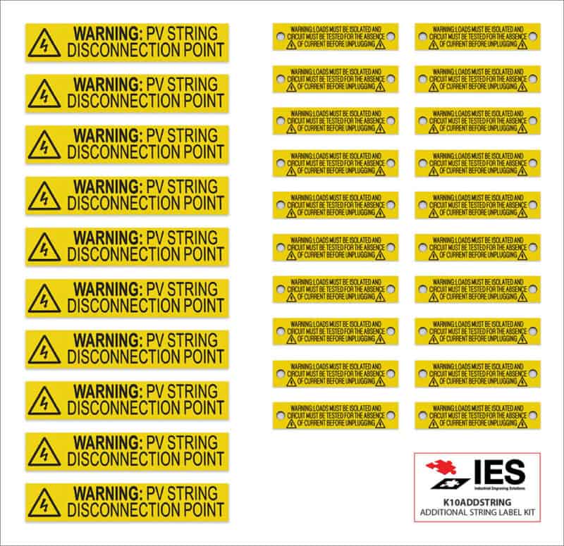 Additional String Label Kit (K10ADD STRING) | Industrial Engraving ...